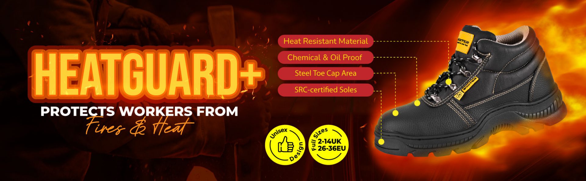 Heat Resistant Safety Shoes - Boxter Safety Shoes Supplier