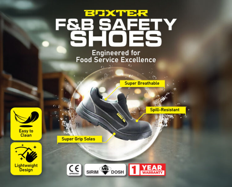 Food & Beverage Industry Safety Shoes - Boxter Footwear